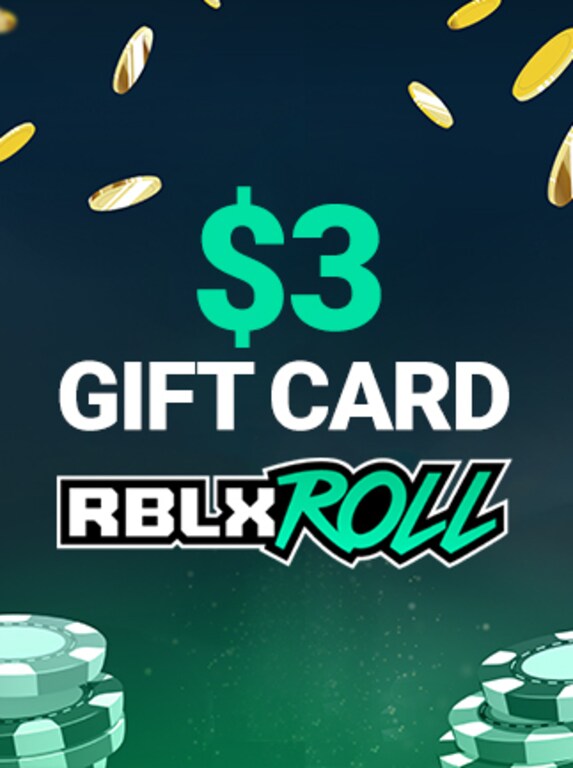 Compra RBLXRoll Gift Card 3 USD - RBLXRoll Key - GLOBAL - Economico ...