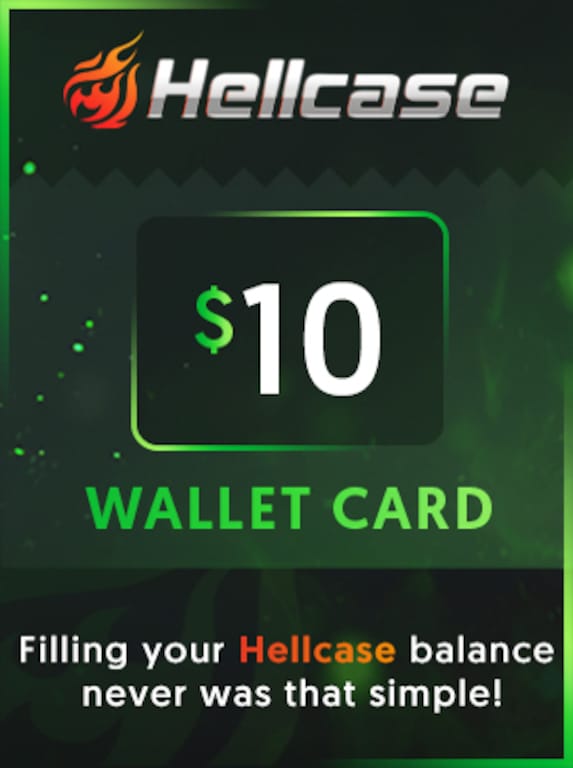 Hellcase Wallet Card 10$ Code - Buy cheaper