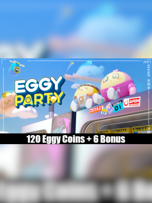 ¡Comprar Eggy Party 120 eggy coins + 6 Bonus - GLOBAL - Barato - G2A.COM!