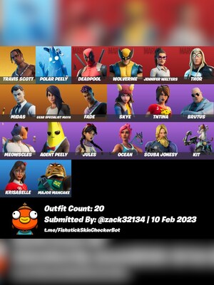 Buy Fortnite 20 Skins (Xbox Series X/S, Windows 10) - Fortnite Account ...