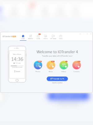 Buy IOTransfer 4 (1 Device, Lifetime) - IObit Key - GLOBAL - Cheap ...