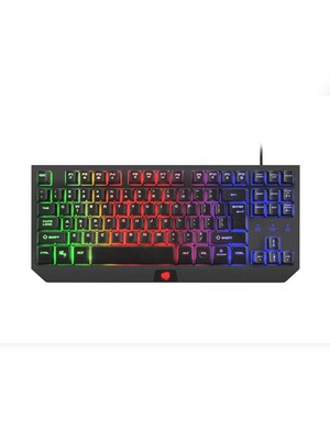 Compre MEMBRANE GAMING KEYBOARD FURY HURRICANE TKL US, RAINBOW ...