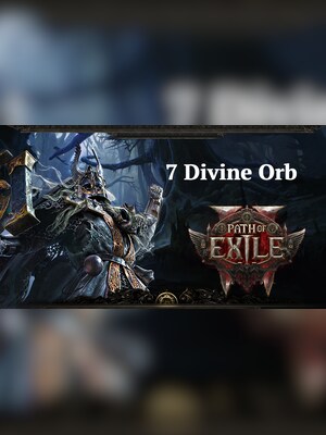 ¡Comprar Path of Exile 2 | Rise of the Abyssal (Standard) (PC) 7 Divine Orb - BillStore - GLOBAL ...
