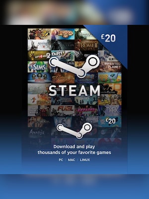 Buy Steam Gift Card 20 GBP - Steam Key - For GBP Currency Only - Cheap ...