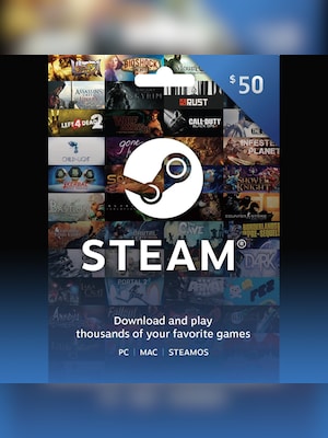 50$ Steam Gift Card Code - Buy Cheaper