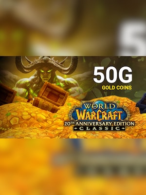 Acheter WoW Classic 20th Anniversary Gold 50 G - MMOPIXEL - Doomhowl Horde - GLOBAL - Pas cher ...