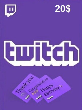 Buy Twitch Gift Card 20 USD - twitch Key - UNITED STATES - Cheap - G2A.COM!
