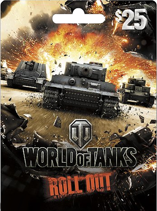 Buy World of Tanks Gift Card 25 USD Wargaming Key - UNITED STATES ...