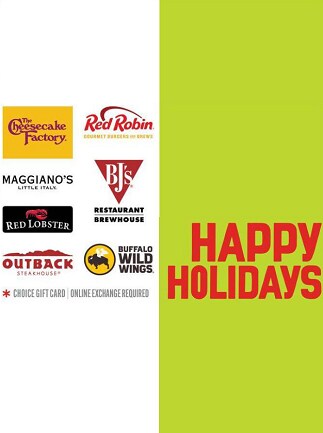 Happy Holidays Dining Gift Card 🥇 Best Prices | G2A.COM