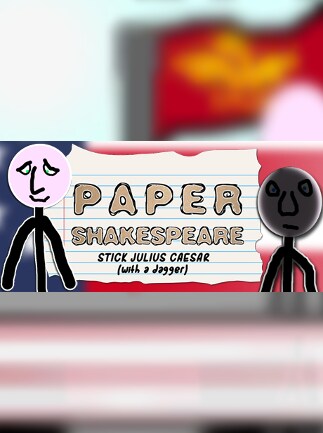 Paper Shakespeare: Stick Julius Caesar (with a dagger) 🥇 Best Prices ...
