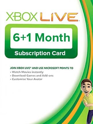 Xbox Live GOLD Subscription Card 6+1 Months 🥇 Best Prices | G2A.COM