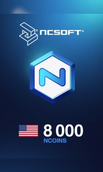 ¡Comprar 8000 NCoins NCSoft Clave AMÉRICA DEL NORTE - Barato - G2A.COM!