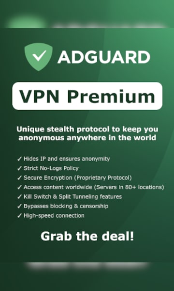 Buy AdGuard VPN (10 Devices , 3 Years) - AdGuard Key - GLOBAL - Cheap - G2A.COM!