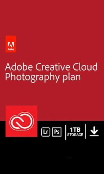Compra Adobe Creative Cloud Photography Plan Subscription (1 anno, 1 TB ...