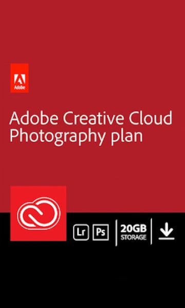 Compra Adobe Creative Cloud Photography Plan Subscription (1 mese, 20 ...