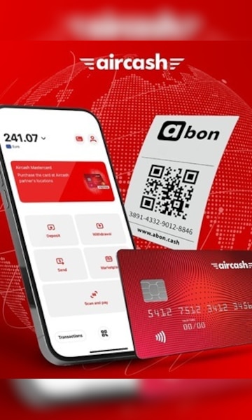 Buy Aircash Abon Voucher 5 EUR - Abon Key - EUROPE Online | G2A.COM