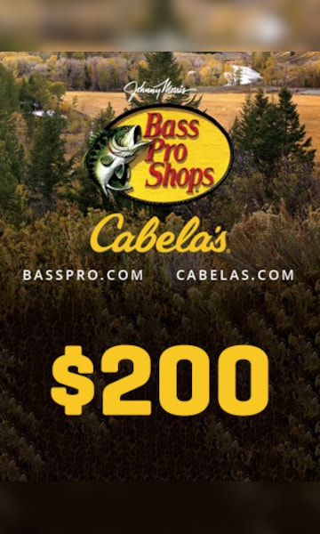 Buy Bass Pro / Cabela's Gift Card 200 USD - Cabela's Key - UNITED ...