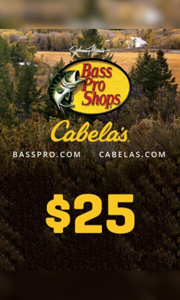Buy Bass Pro / Cabela's Gift Card 25 USD - Cabela's Key - UNITED STATES ...