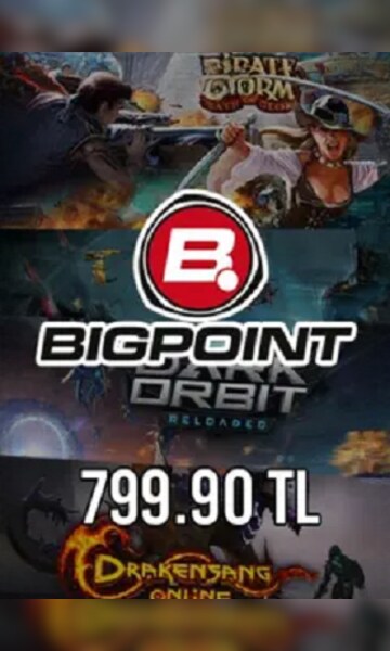 ¡Comprar Bigpoint Code 799.90 TRY - TURQUÍA - Barato - G2A.COM!
