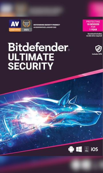 ¡Comprar Bitdefender Ultimate Security (PC, Android, Mac, iOS) (5 Devices, 1 año) - Bitdefender ...