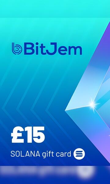Acheter BitJem Crypto Gift Card SOL 15 GBP - BitJem Clé - Pas cher ...