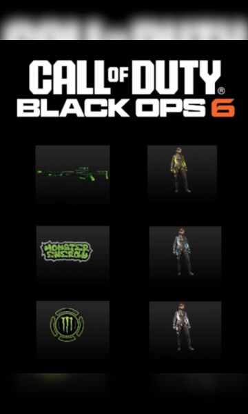 Call of Duty: Black Ops 6 - Exclusive Monster Energy Full Set Bundle ...