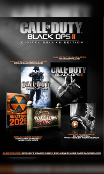Call of Duty: Black Ops II | Digital Deluxe Edition (PC) - Steam Konto ...