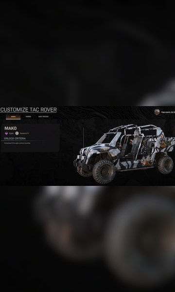 Buy Call of Duty: Warzone - Mako Tac Rover Vehicle Skin - Official ...