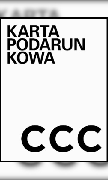 Buy CCC Gift Card 50 PLN - CCC Key - POLAND Online | G2A.COM