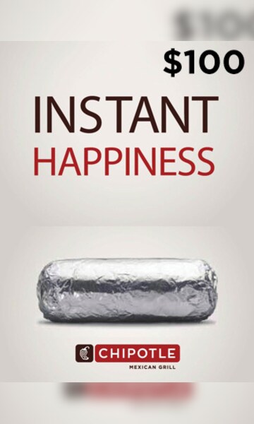 Buy Chipotle Gift Card 100 USD - Chipotle Key - UNITED STATES Online ...