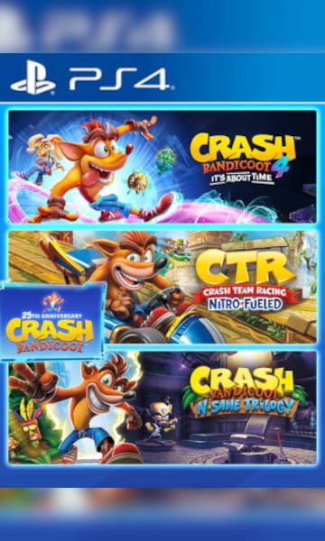 Buy Crash Bandicoot - Crashiversary Bundle (PS4) - PSN Account - GLOBAL ...