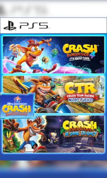 Buy Crash Bandicoot - Crashiversary Bundle (PS5) - PSN Account - GLOBAL ...
