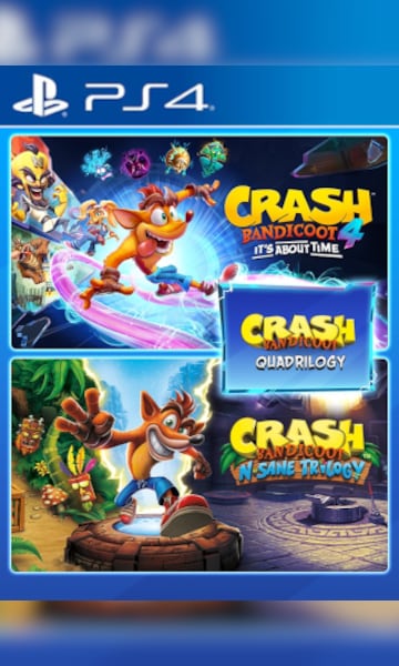 Buy Crash Bandicoot - Quadrilogy Bundle (PS4) - PSN Account - GLOBAL ...
