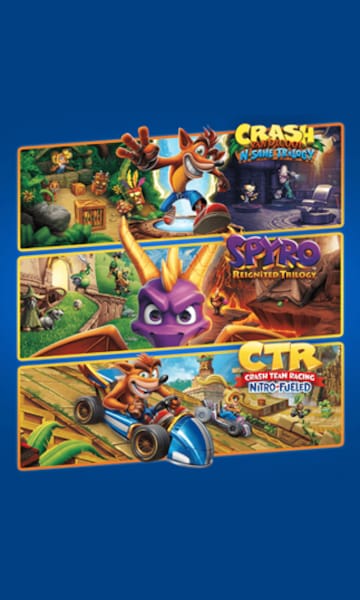 Buy Crash + Spyro Triple Play Bundle (PS4) - PSN Account - GLOBAL ...