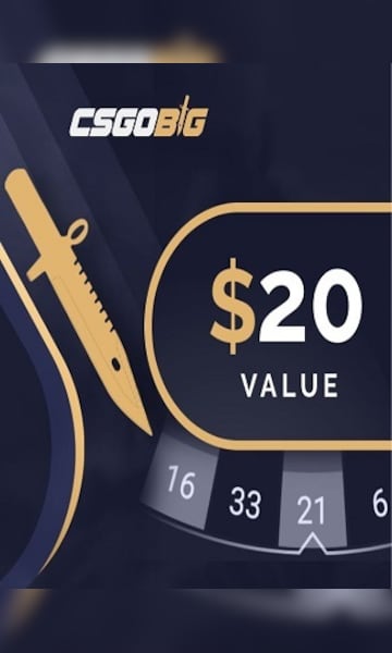 Buy CSGOBIG Gift Card 20 USD - Key - GLOBAL - Cheap - G2A.COM!