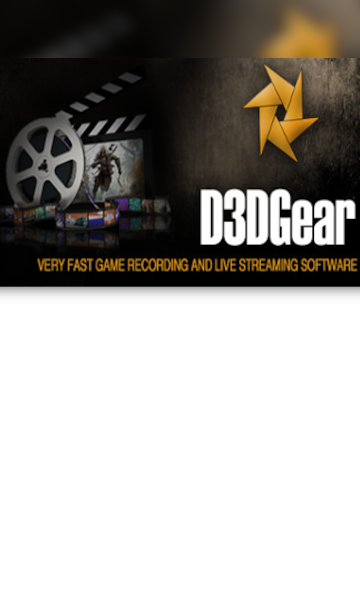 D3DGear - Game Recording and Streaming Software 🥇 Best Prices | G2A.COM