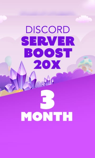 Buy Discord Server Boost 20x 3 Months - Discord Boost Key - GLOBAL ...