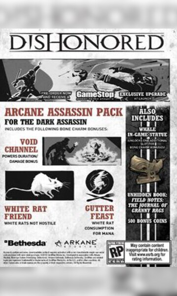 Dishonored Arcane Assassin Pack 🥇 Best Prices | G2A.COM