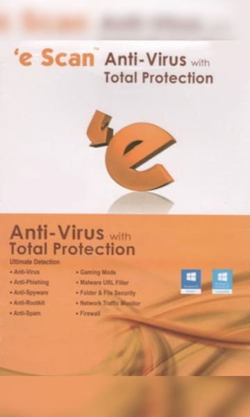 eScan Anti-Virus with Total Protection 🥇 Best Prices | G2A.COM