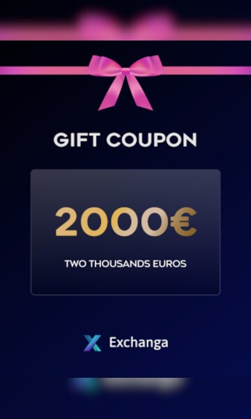 Acheter Exchanga Crypto Gift Coupon 2000 EUR - Exchanga Clé - GLOBAL ...