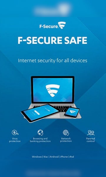 Buy F-Secure Internet Security (formerly SAFE) (PC, Android, Mac) 5 Devices, 1 Year - F-Secure ...