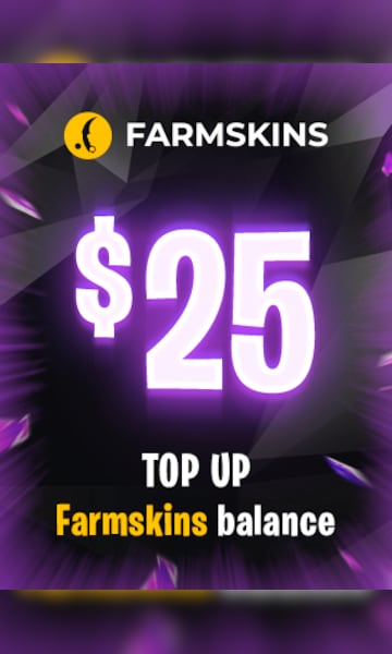 Buy Farmskins Wallet Card 25 USD - FARMSKINS.COM Key - GLOBAL - Cheap ...