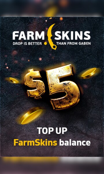 Farmskins Wallet Card 5 USD - FARMSKINS.COM Schlüssel - GLOBAL kaufen ...