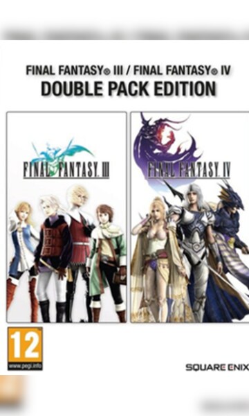 ¡Comprar Final Fantasy III & Final Fantasy IV Double Pack (PC) - Steam ...
