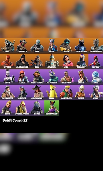 Compra Fortnite 32 Skins (Xbox, Switch, PC, Mobile) - Fortnite Account ...