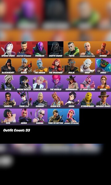 Buy Fortnite 33 Skins | V-Buck 850 (PSN, Xbox, Nintendo Switch, PC ...