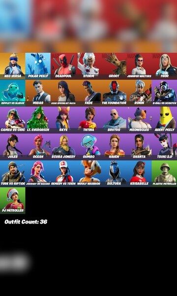 ¡Comprar Fortnite 36 Skins vol 2 (Xbox, Switch, PC, Mobile) - Fortnite ...