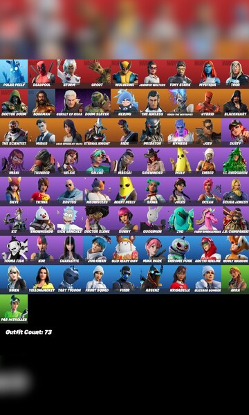 Buy Fortnite 73 Skins (Xbox, Nintendo Switch, PC & Mobile) - Fortnite ...