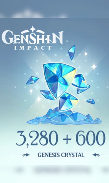 Buy Genshin Impact 3280 + 600 Genesis Crystals - ReidosCoins Key ...