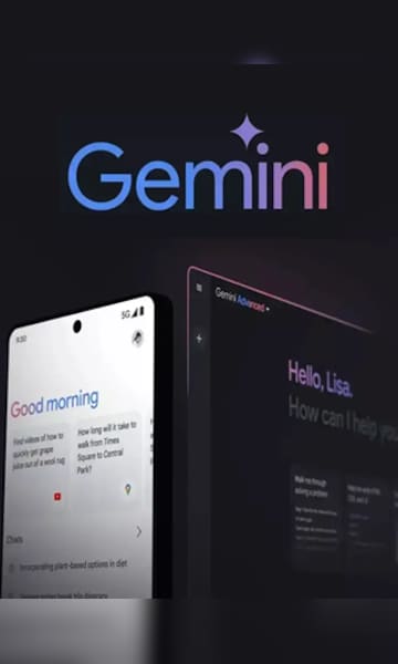 Kup Google AI Gemini Advanced 15 miesięcy - Gemini Konto - GLOBALNY ...